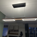 Ivy Bronx Chevee 3 - Light Kitchen Island Modern Linear LED Pendant & Reviews | Wayfair